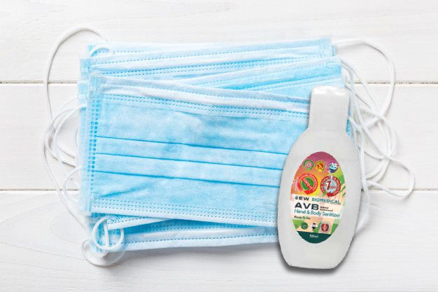 FREE 5 pieces EWB Medical-Grade Face Mask + Sanitizer 50ml - MF3 SWISS SHOP